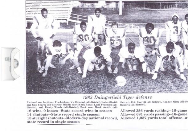 Defense Definitely Wins Championships-1983 Daingerfield Tigers | Texas ...