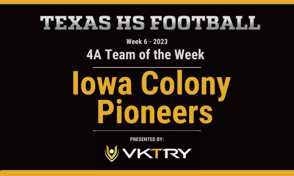Week Six 4A Team of the Week: Iowa Colony