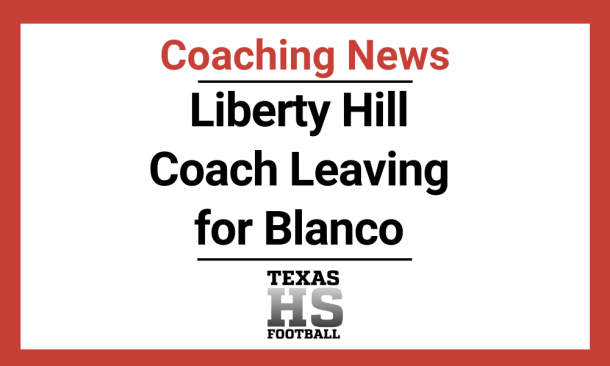 Kent Walker to Be Named New Head Coach at Blanco
