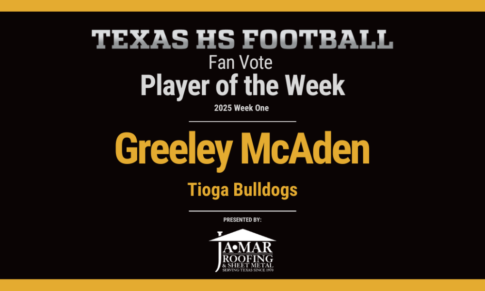 Fan Vote Player of the Week: Week 1 | Texas HS Football